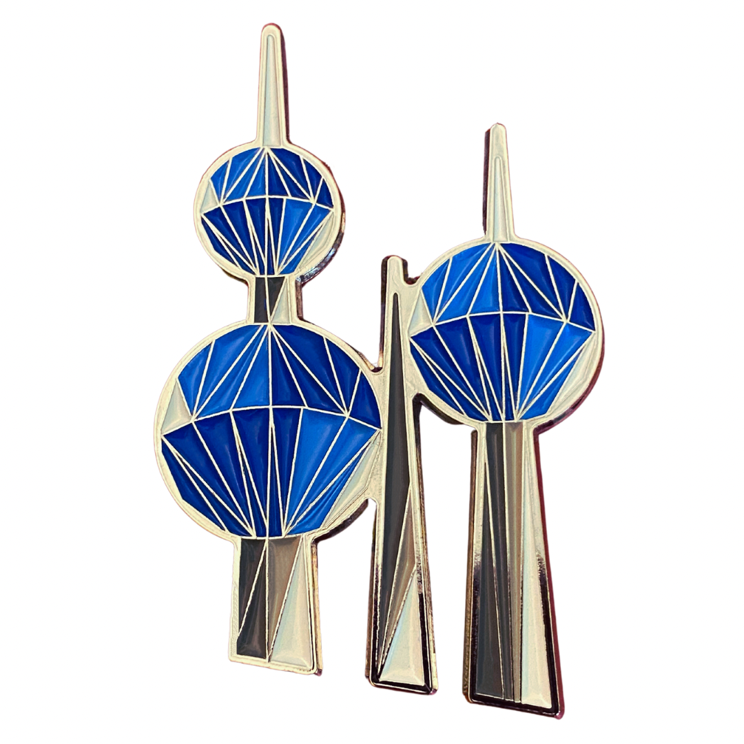 Kuwait Towers Pin دبوس أبراج الكويت - The Pin Store