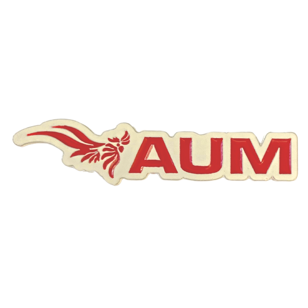 Aum Kuwait Logo Yoga Gold Finish Decal Emblem 3D Sticker For Car